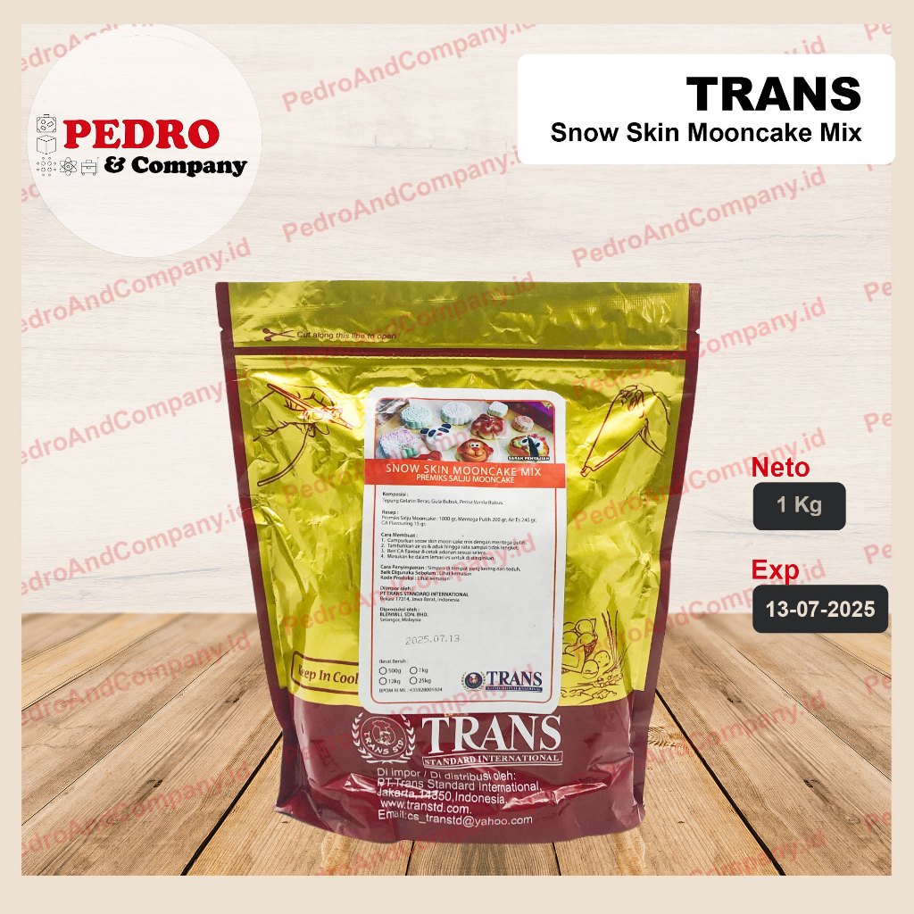 Jual Trans snow skin mooncake mix premix salju moon cake 1kg - campuran ...