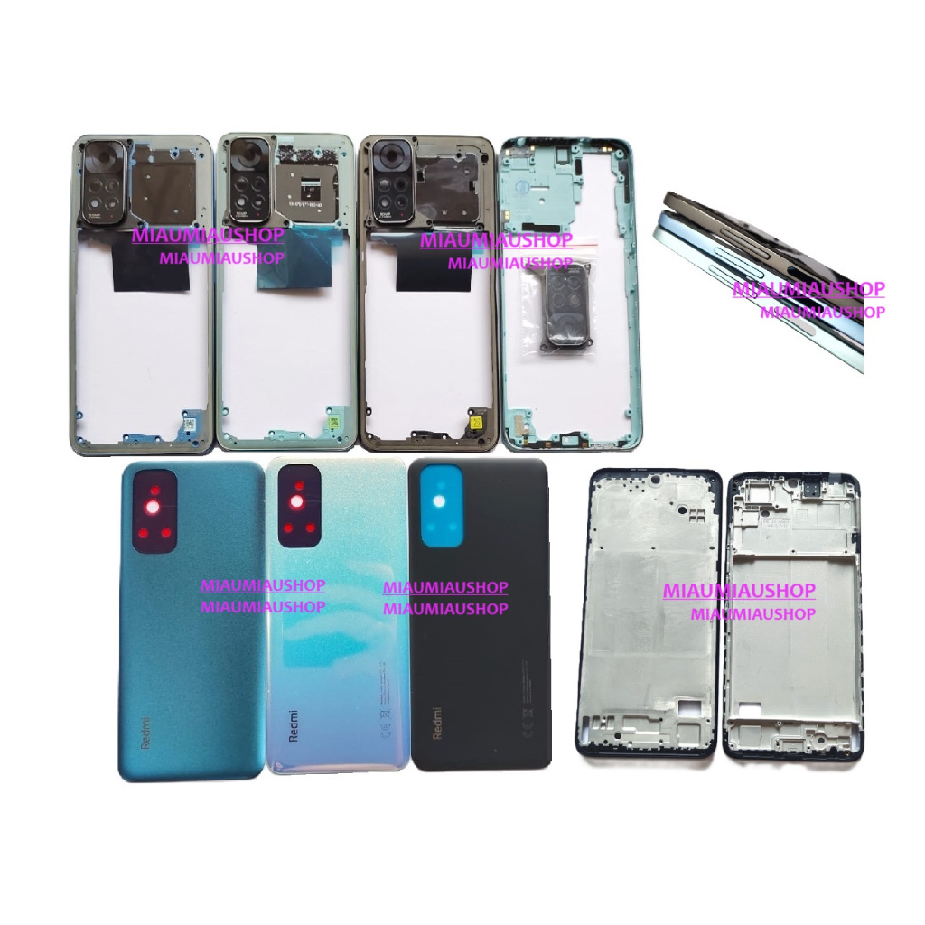 Jual BACKDOOR BACK CASING HOUSING XIAOMI REDMI NOTE 11 11S TUTUPAN ...