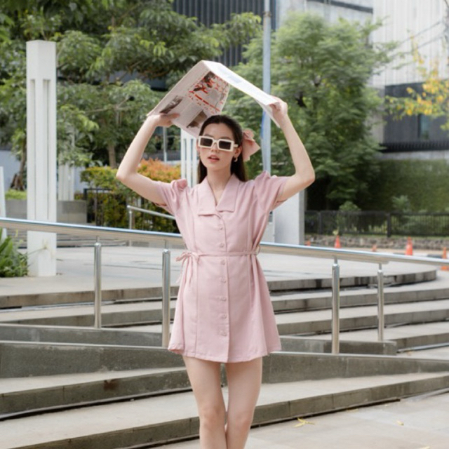 Jual Dalmi JENNIE Dress Korea Casual | Shopee Indonesia