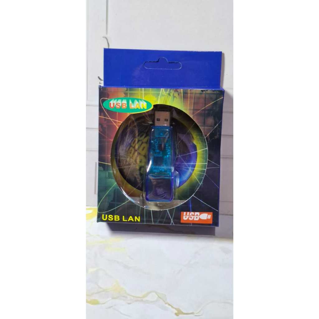 Jual USB TO LAN -USB ETHERNET ADAPTER BIRU/CONVERTER ADAPTER USB 2.0 ...