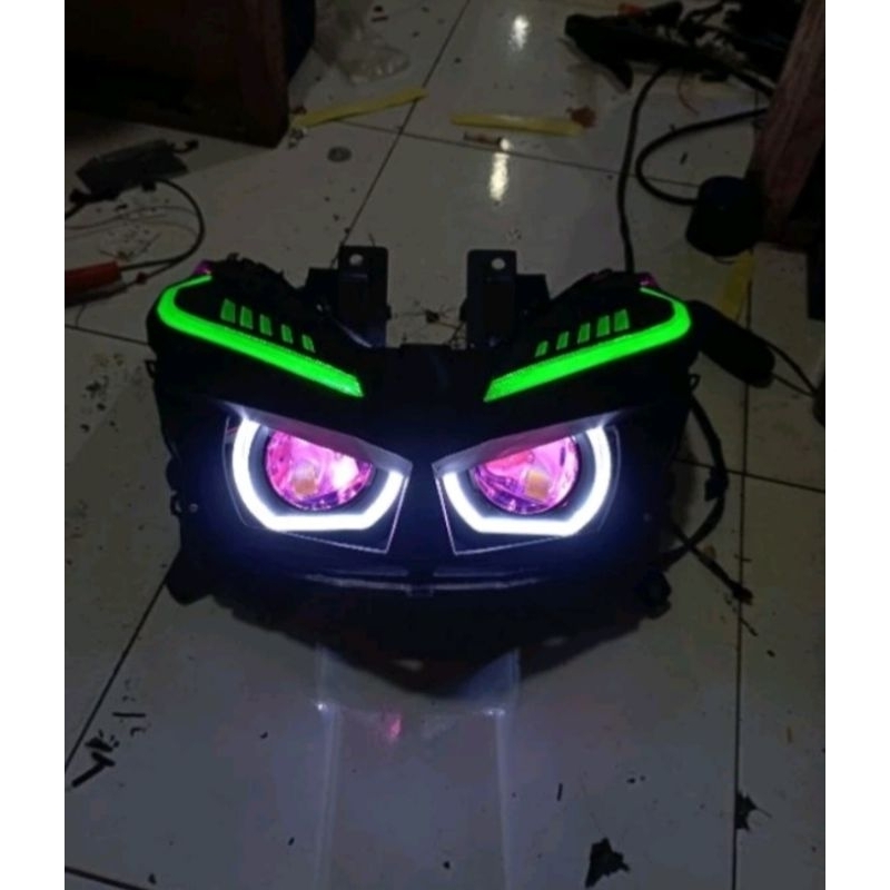 Jual PAKET LENGKAP BILED AES VARIO NEW PLUS SAKLAR VIXION PLUG N PLAY ...