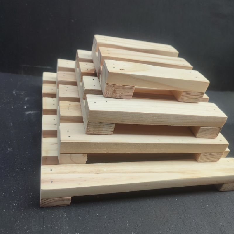 Jual MINI PALET TATAKAN KAYU JATI BELANDA ALAS POT PANCI ANTI PANAS ...
