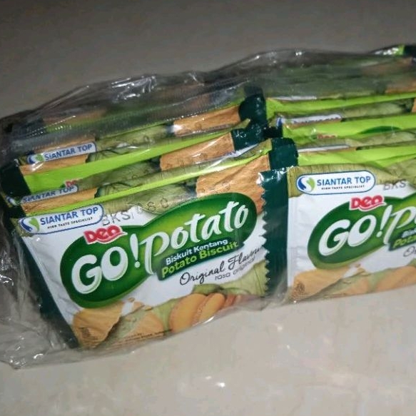 Jual Deo GO! Potato Biskuit Kentang 10g isi 20 Sachet | Shopee Indonesia