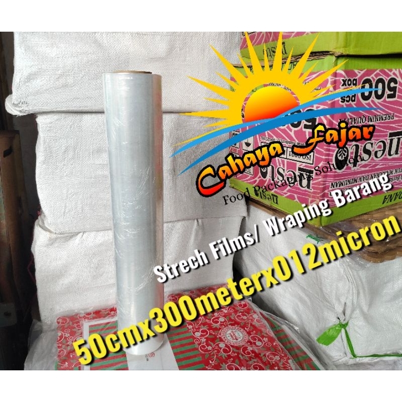 Jual Plastik Wrapping Koper Barang Strech Films 50cmx300meter ...