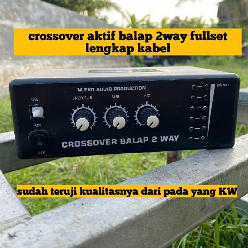 Jual Crossover Aktif Lpf 24db Asli 2way Subwoofer Dan Mid Dilengkapi ...