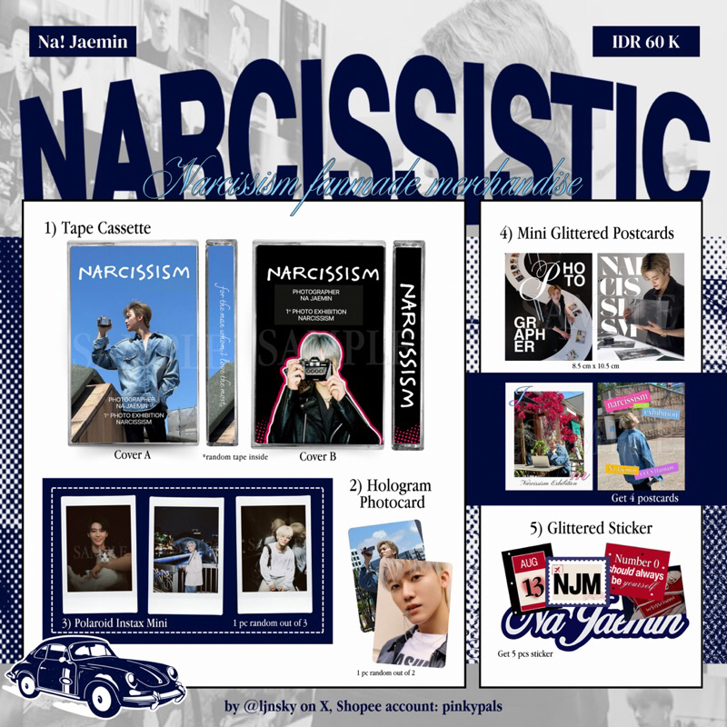 Jual NARCISSISTIC—NARCISSISM by NCT Jaemin fanmade merchandise mixtape ...