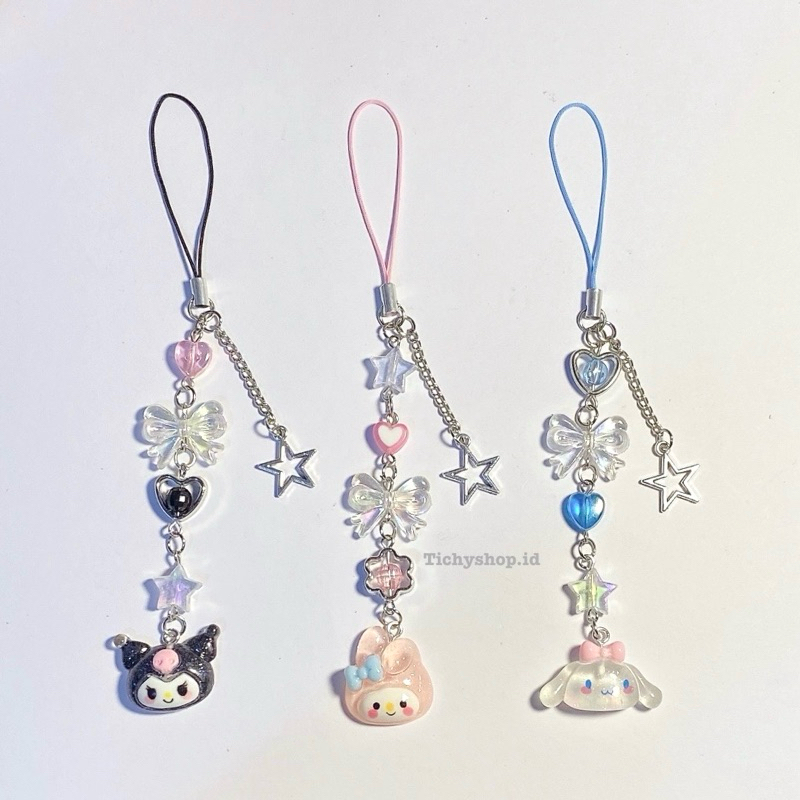 Jual Sanrio Phone Charm/ Gantungan Hp/ Phone Strap Sanrio kuromi ...