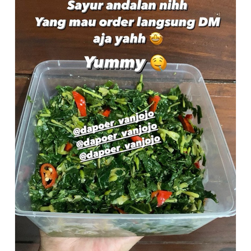 Jual SAYUR TUMIS SINGKONG BUNGA PEPAYA ( KHUSUS AREA DENPASAR DAN ...