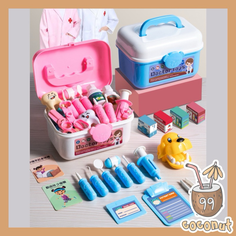 Jual Mainan Anak Dokter Kotak Set Lengkap Isi 42pcs 63pcs | Shopee Indonesia