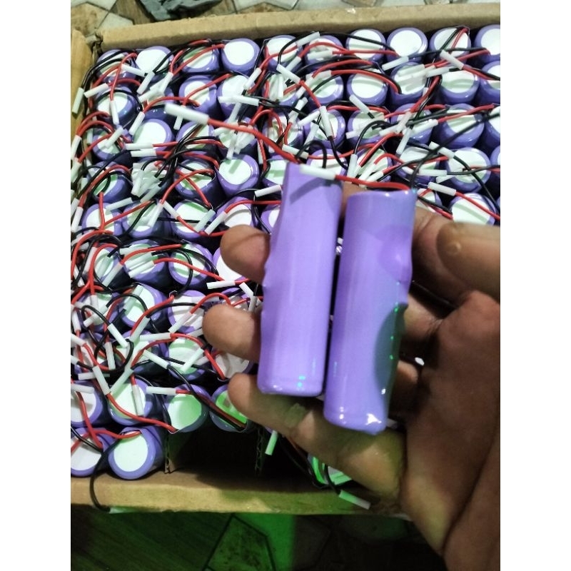 Jual baterai lampu rc 18650 3.7volt real 2500 SDH ada BMS new | Shopee ...