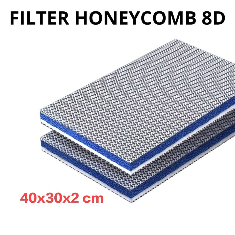 Jual busa filter 8d honeycomb 40x30 kapas filter mekanik aquarium kolam ...