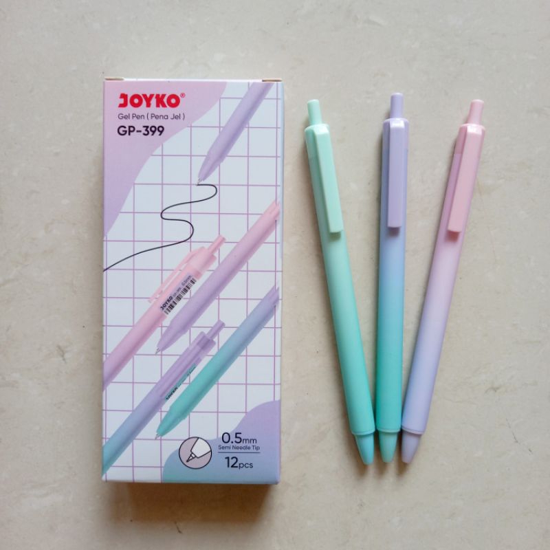 Jual Lusin Murah Pulpen Pen Gel Pena Jel 05 Mm Joyko Gp 399 Semi Needle Tip Casing