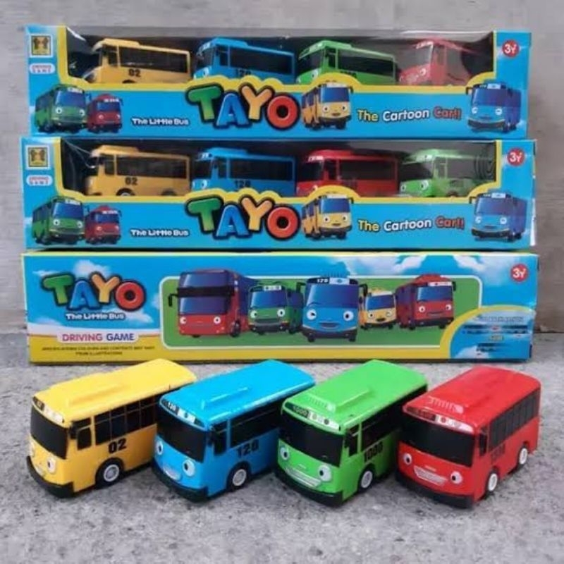 Jual mainan anak pullback bus tayo the little bus 1 pcs | Shopee Indonesia