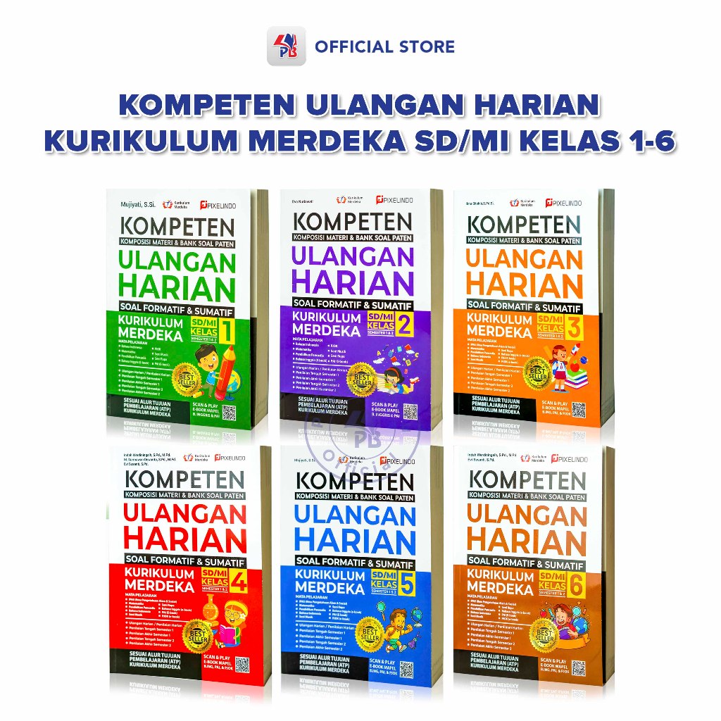 Jual Buku Ulangan Harian Kurikulum Merdeka SD / Kompeten Ulangan Harian ...