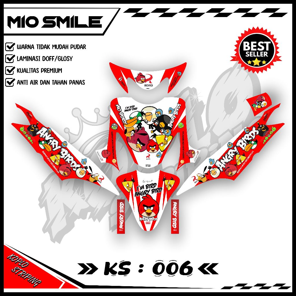 Jual Decal Mio Smile Full Body - Decal Mio Smile. KPL.006 | Shopee ...
