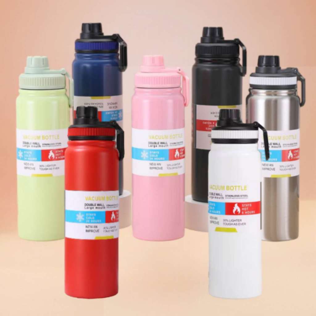 Jual Termos Botol Minum Stainless Steel I Termos Minum Tenteng Plastik ...