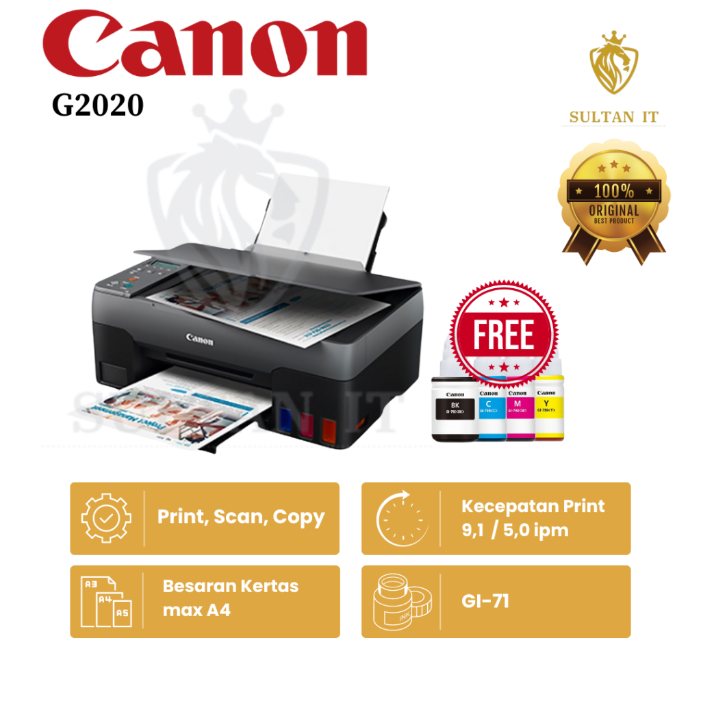 Jual Printer Canon G2020 / Canon Pixma G 2020 (Print,Scan,Copy ...