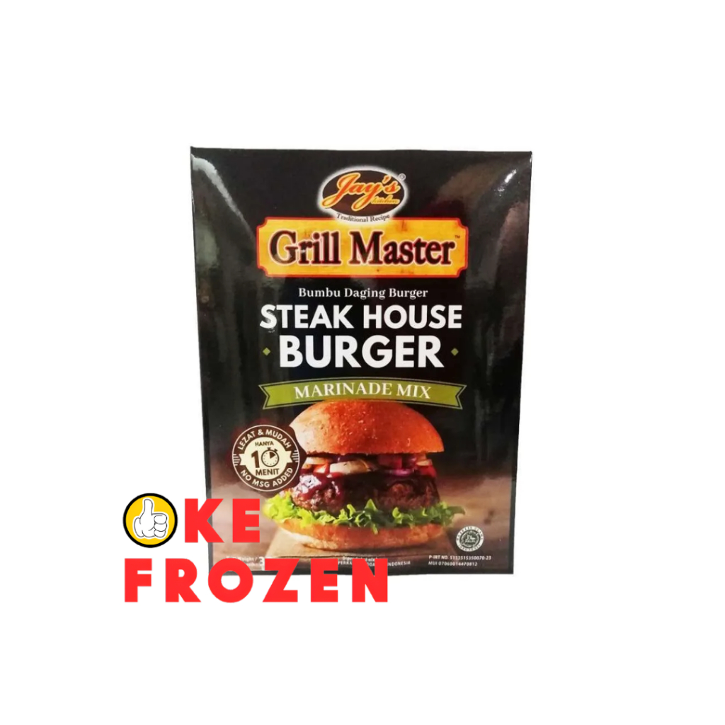 Jual GRILL MASTER STEAK HOUSE BURGER 30G | Shopee Indonesia
