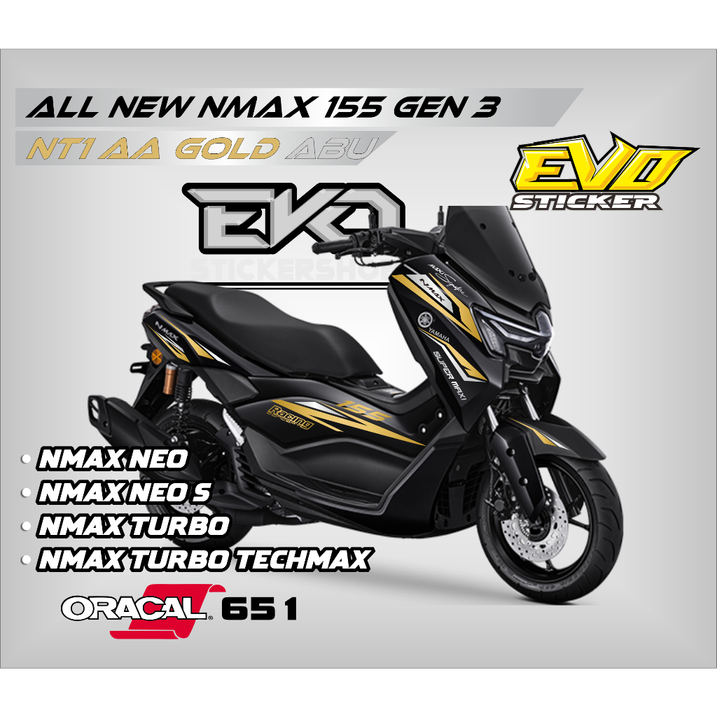 Jual STIKER NEW NMAX NEO NMAX NEW TURBO CUTTING STICKER 2024 | Shopee ...