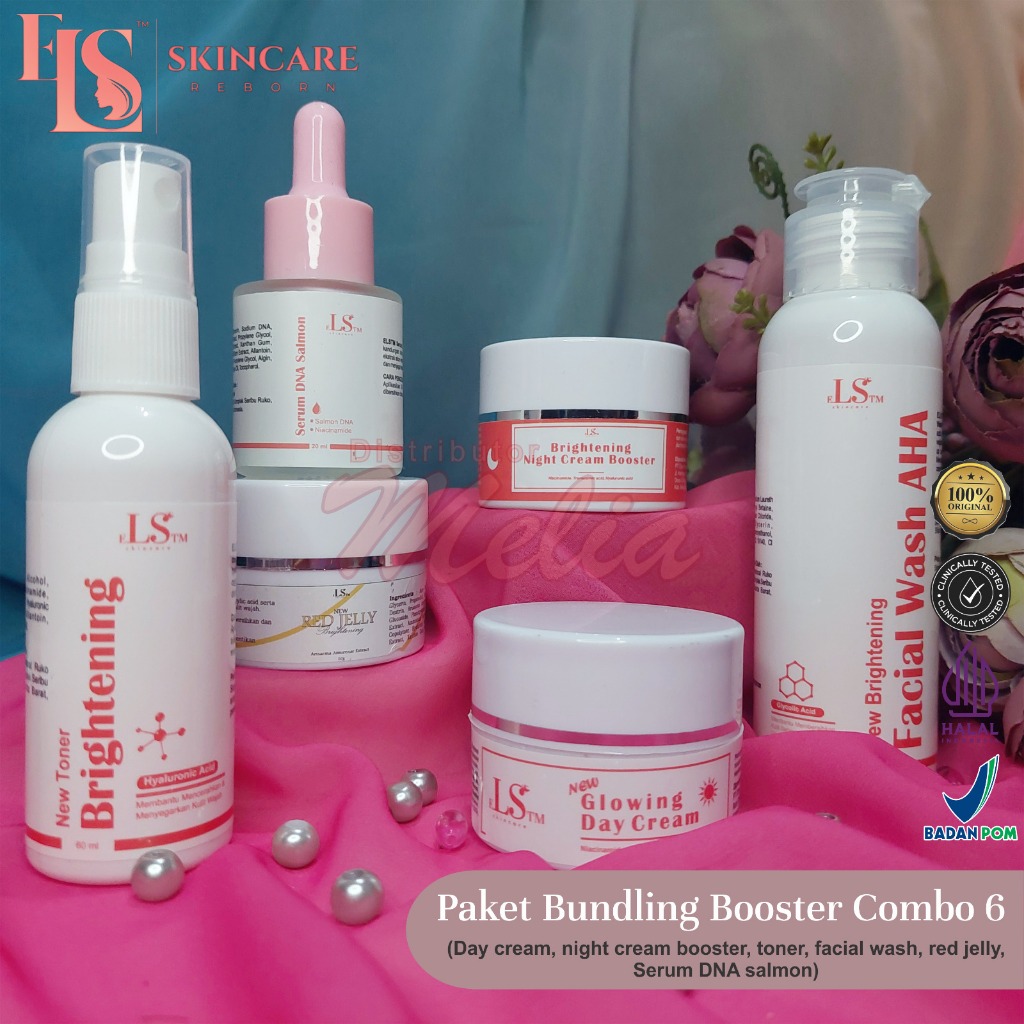 Jual LS Skincare Paket Bundling Combo 6 Paket Booster dan Serum DNA ...