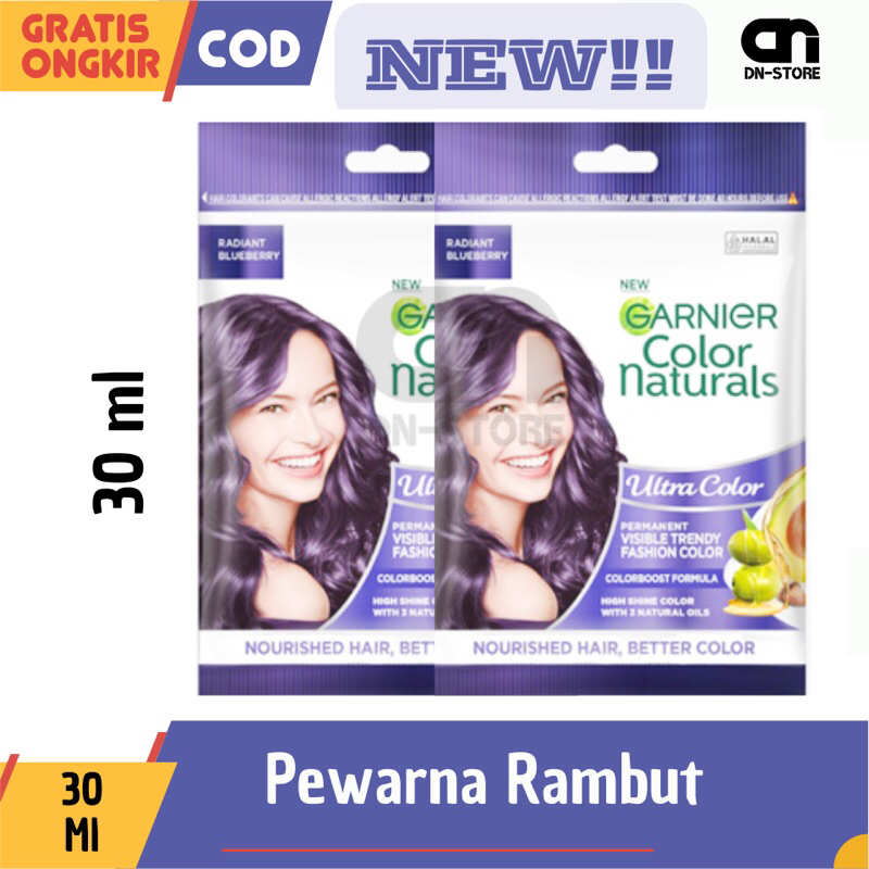 Jual Semir Pewarna Rambut Sachet Garnier Hair Color New Varian Radiant ...