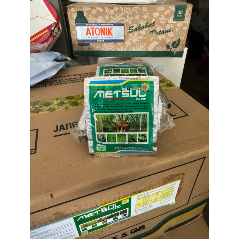 Jual Herbisida METSUL 24WP 5gram Racun Rumput Metil Metsulfuron Sejenis ...