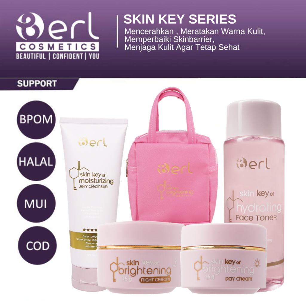 Jual B Erl Skin Key Brightening Series Perawatan Wajah Untuk ...