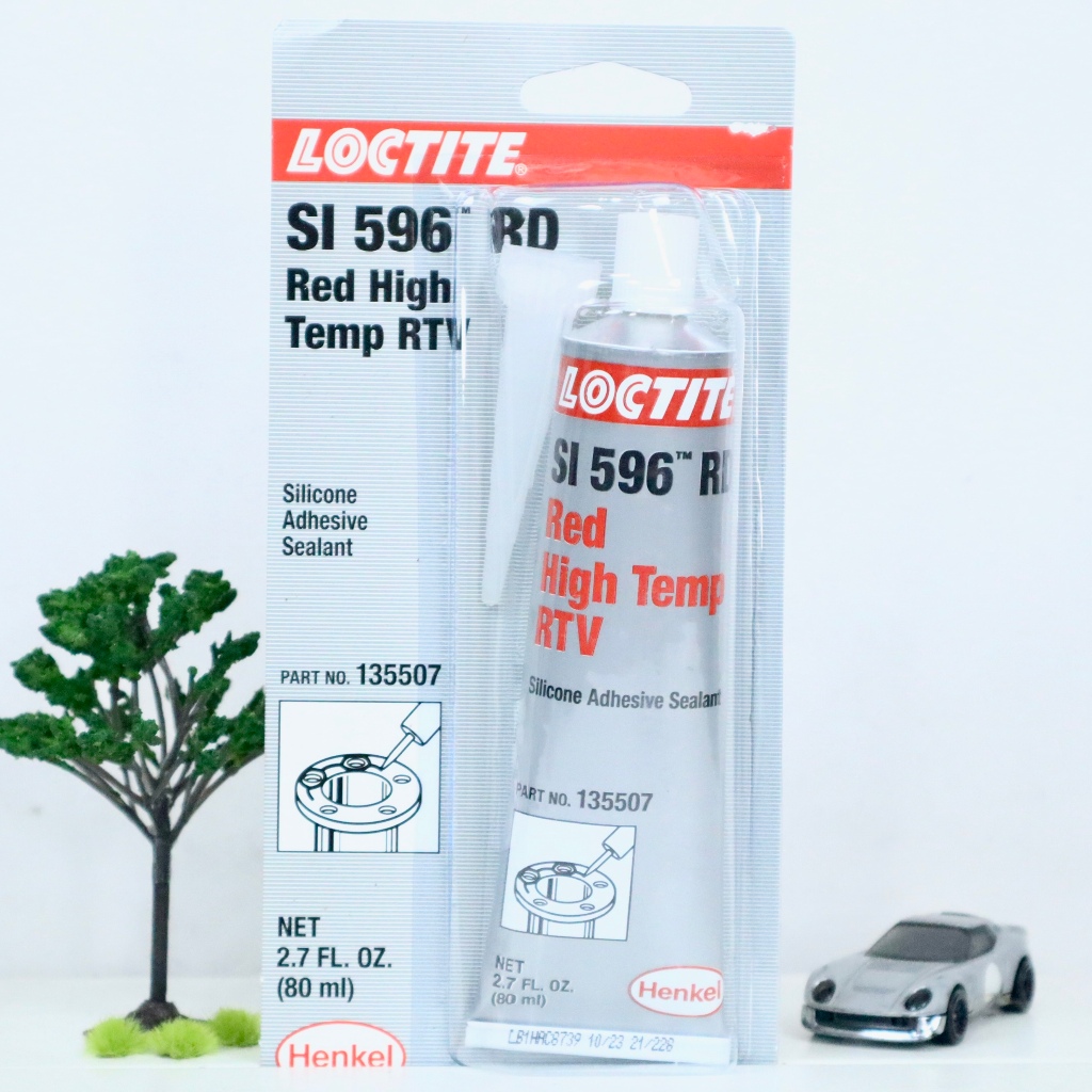 Jual Loctite SI 596 80gr Red Silicone RTV Sealant Lem Gasket Maker ...