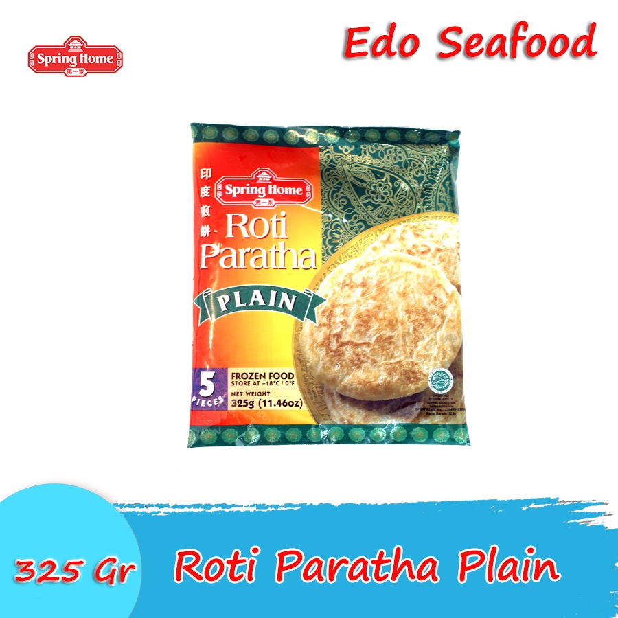 Jual Spring Home Roti Paratha Plain 325 Gr / Roti Paratha Tawar ...