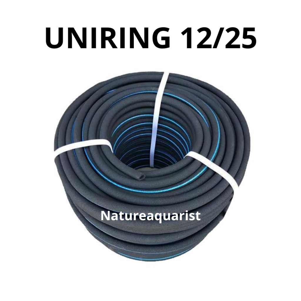 Jual Selang Uniring 12/25 1 Roll 100 Meter List Biru 2 Garis Permukaan ...