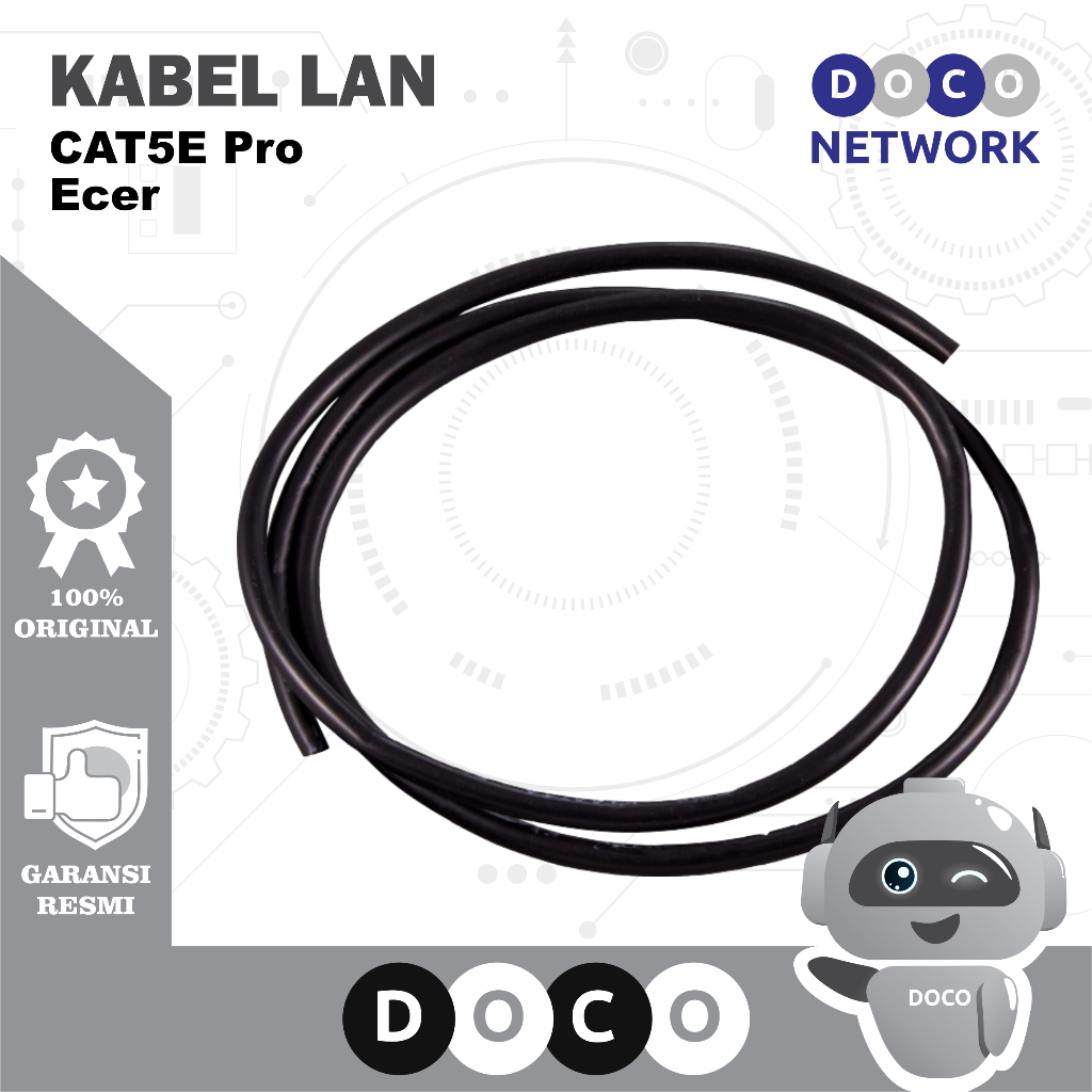 Jual Doco Kabel LAN Siap Pakai Outdoor CAT5E STP FTP Jaringan Wifi ...