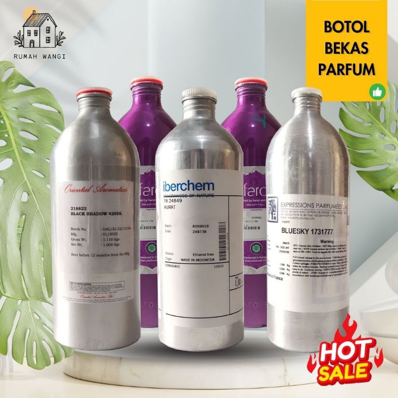 Jual KALENG BEKAS BIBIT PARFUM 1KG BOTOL ALUMUNIUM | Shopee Indonesia
