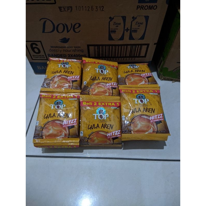 Jual Top Coffee Gula Aren 1 Renteng (15 sachet) | Shopee Indonesia