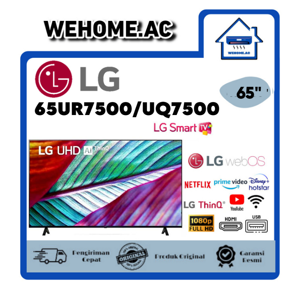Jual TV LED LG 65UR7500 / UR7500 LED Smart LG TV LED LG UHD 4K | Shopee Indonesia
