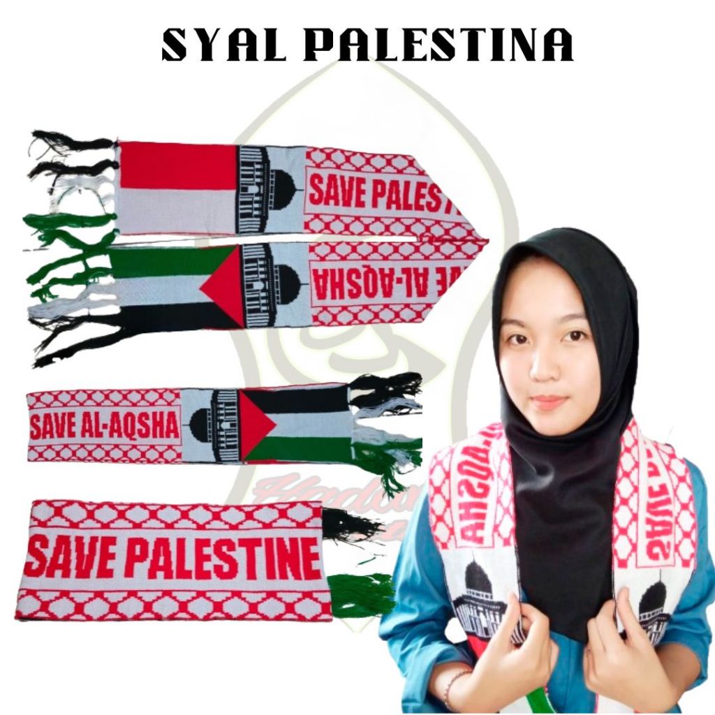 Jual SELENDANG PALESTINA | SAVE PALESTINE | SYAL RAJUT PALESTINA ...