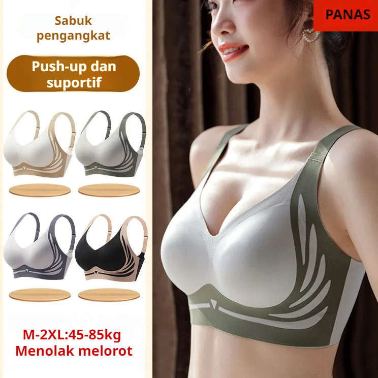 Jual Veimia Women's Pakaian Dalam Pengencang Payudara Samping Wanita Bra/Push Up Payudara Kecil ...