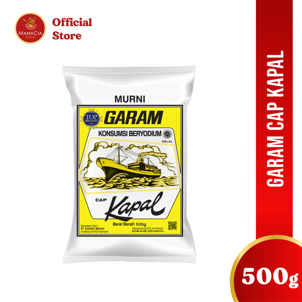 Jual Garam Cap Kapal Garam Yodium 500 gr | Shopee Indonesia