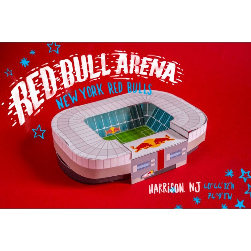 Jual Lembaran pola papercraft miniatur stadion Red Bull Arena (2OP-F1 ...