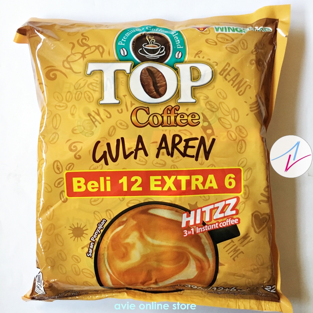 Jual TOP COFFEE KOPI INSTAN GULA AREN 1 BAG (18 X 22 GR) | Shopee Indonesia