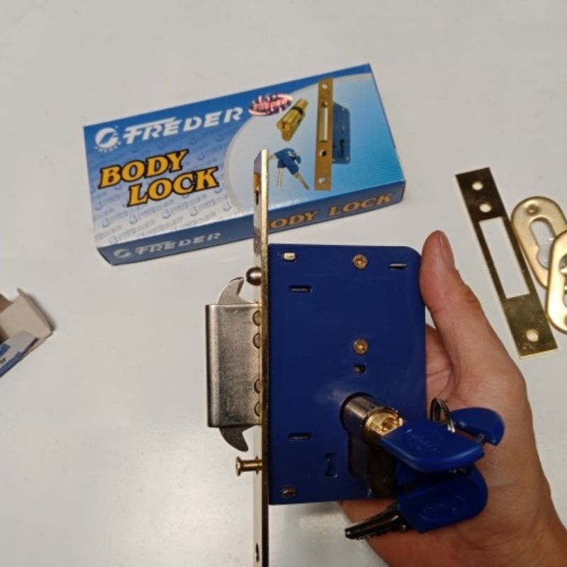 Jual BODY KUNCI FREEDER PER SET/BODY PINTU GESER/SLEEDING FREEDER ...