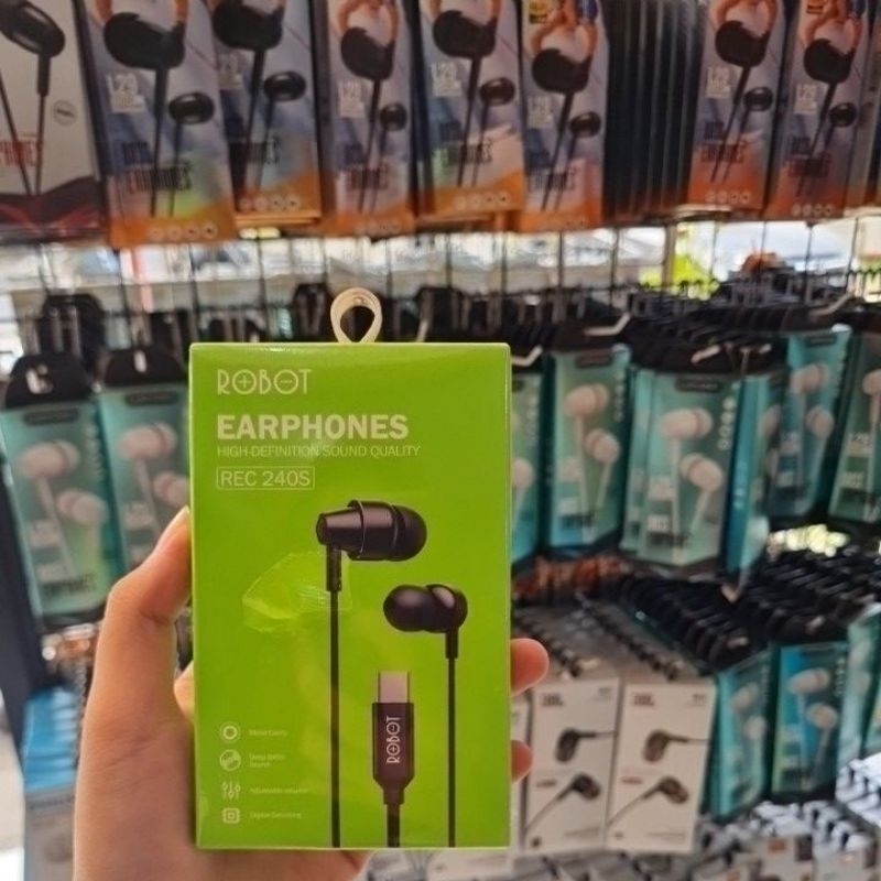 Jual Earphone ROBOT REC 240S Headsst | Shopee Indonesia