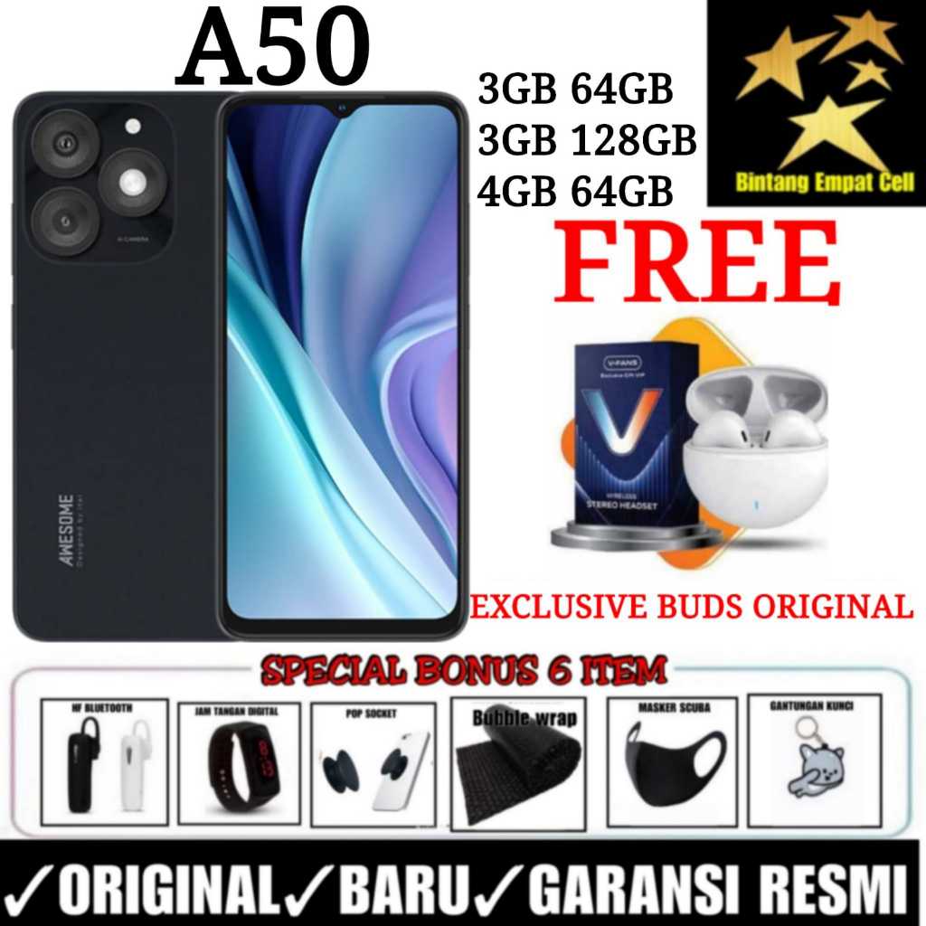 Jual ITEL A50 3/64 GARANSI RESMI | Shopee Indonesia