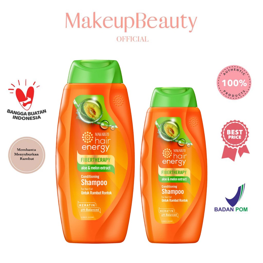 Jual MAKARIZO Hair Energy Fibertherapy Conditioning Shampoo Aloe ...