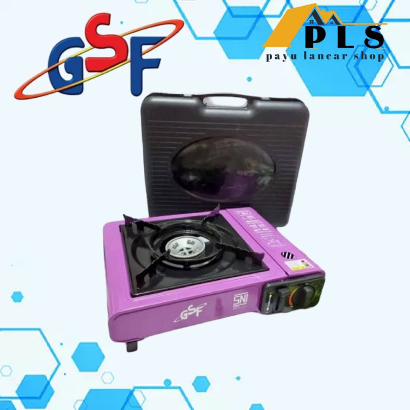 Jual kompor gas portable GSF G-3616, kompor portable 2in1 | Shopee ...