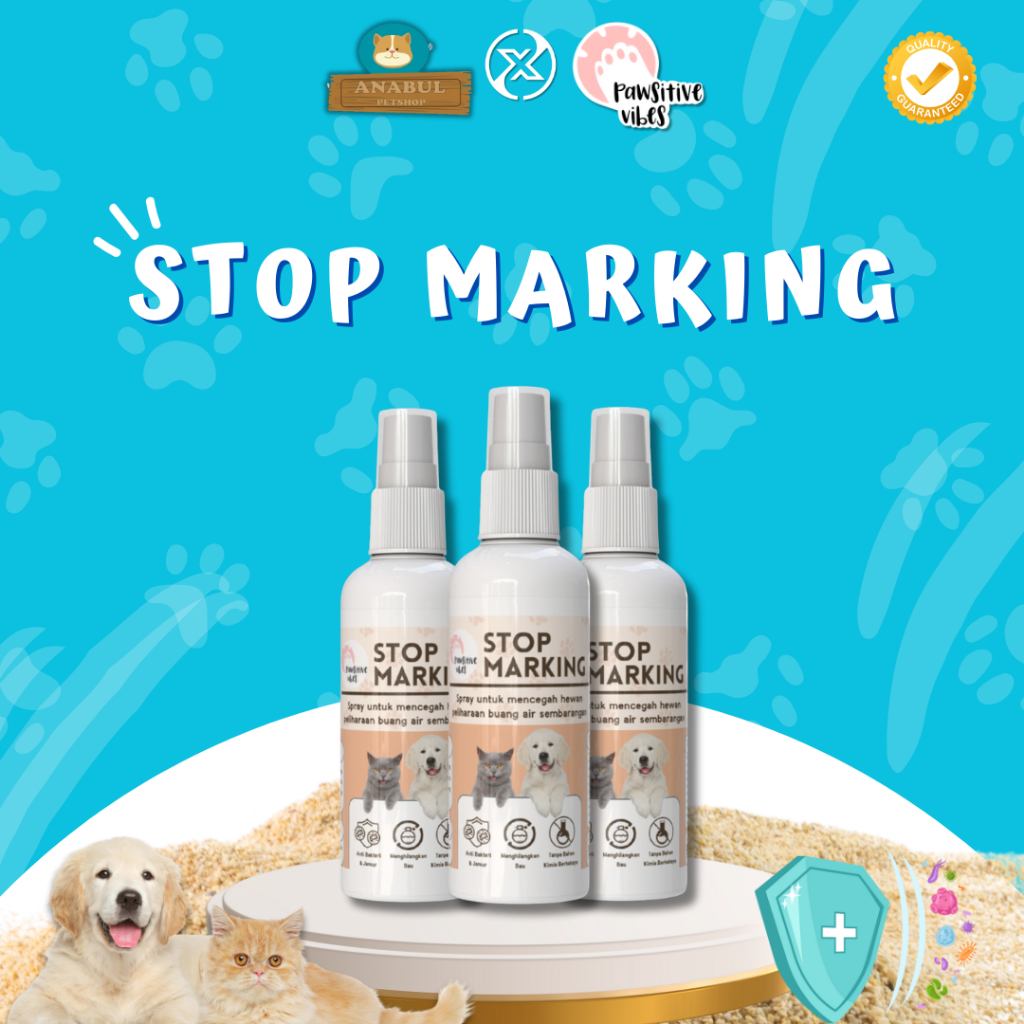 Jual PAWSITIVE VIBES-Spray Stop Marking for Dog and Cat 120ml - Dog ...