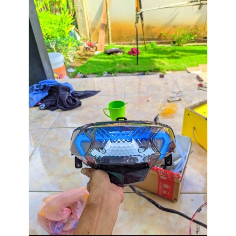 Jual stoplam lazy beat esp costom lampu rgb | Shopee Indonesia