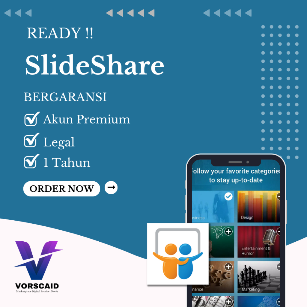 Jual Akun SlideShare Premium 1 Tahun Garansi Full | Shopee Indonesia