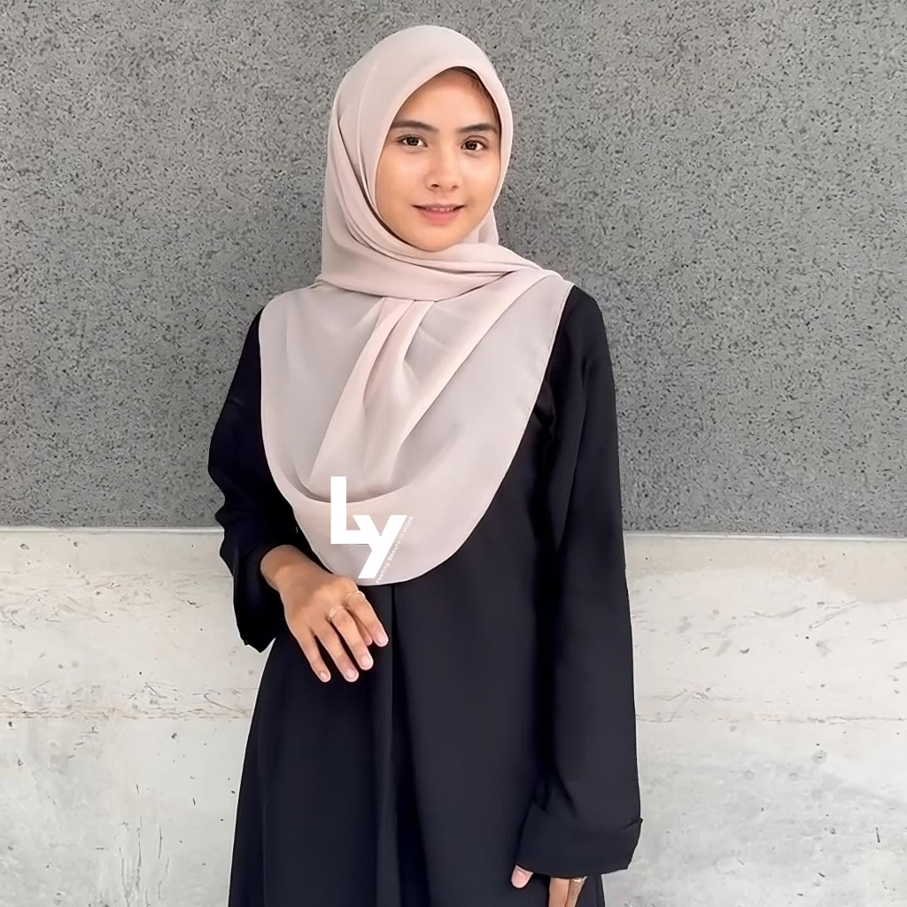 Jual Lyly - Plain Scarf Hijab Oval Malaya ukuran 110×110 | Shopee Indonesia