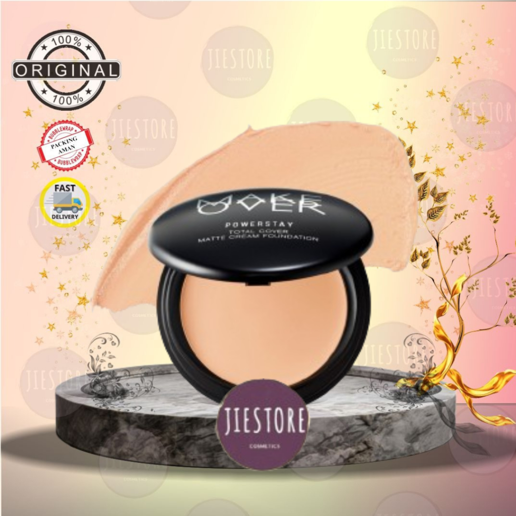 Jual MAKE OVER Powerstay Total Cover Matte Cream Foundation 12 g ...