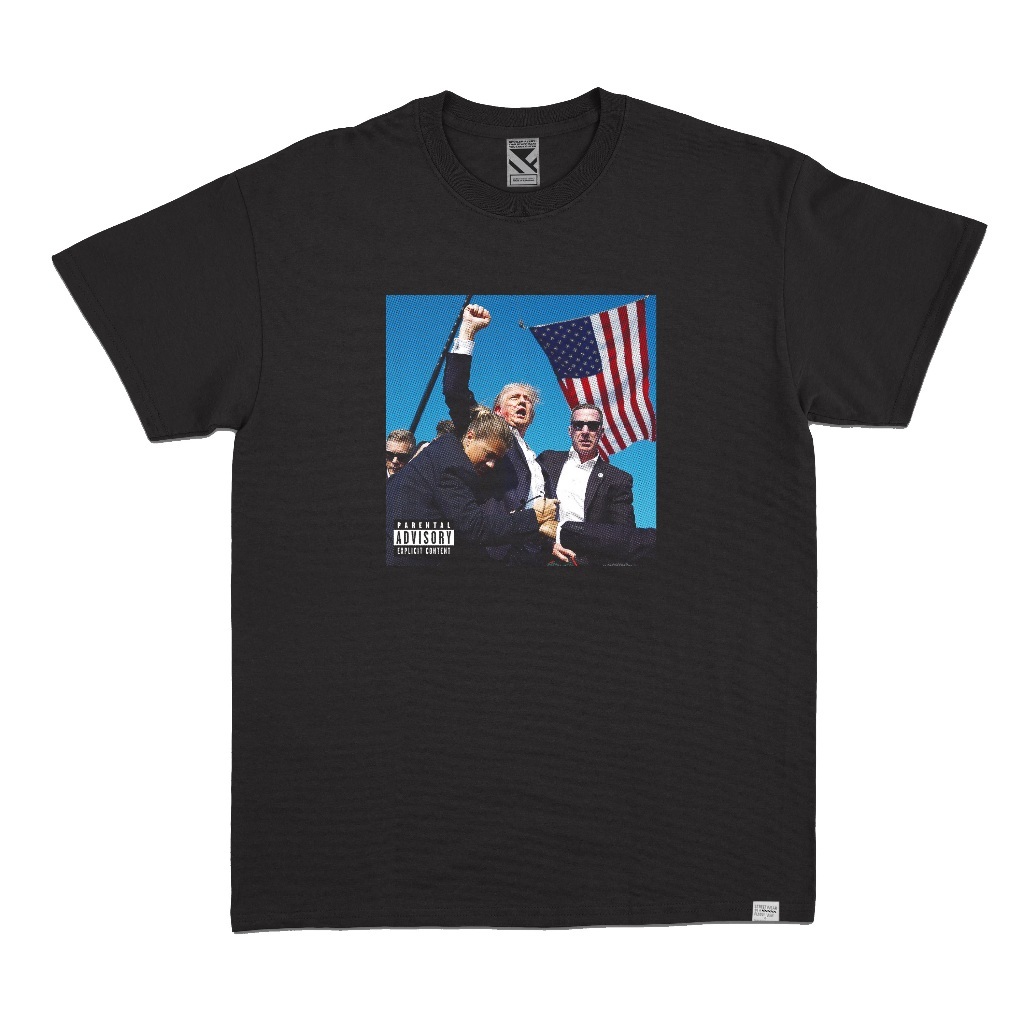 Jual T-Shirt Trump Album Cover Black | Kaos Pria Hitam Presiden Amerika ...